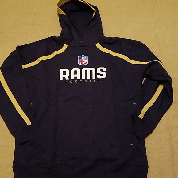 Reebok | Shirts | Nwot Rams Football Mens Reebok Sideline Hoodie | Poshmark
